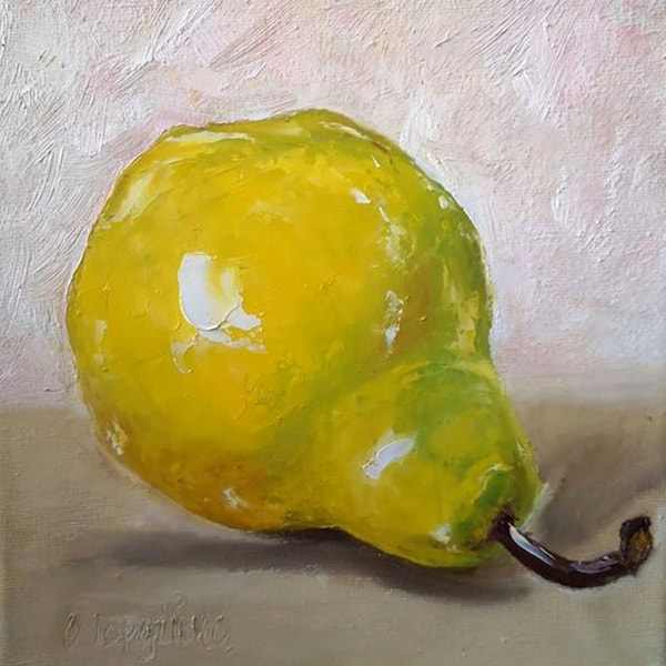 Pear Painting - Etsy