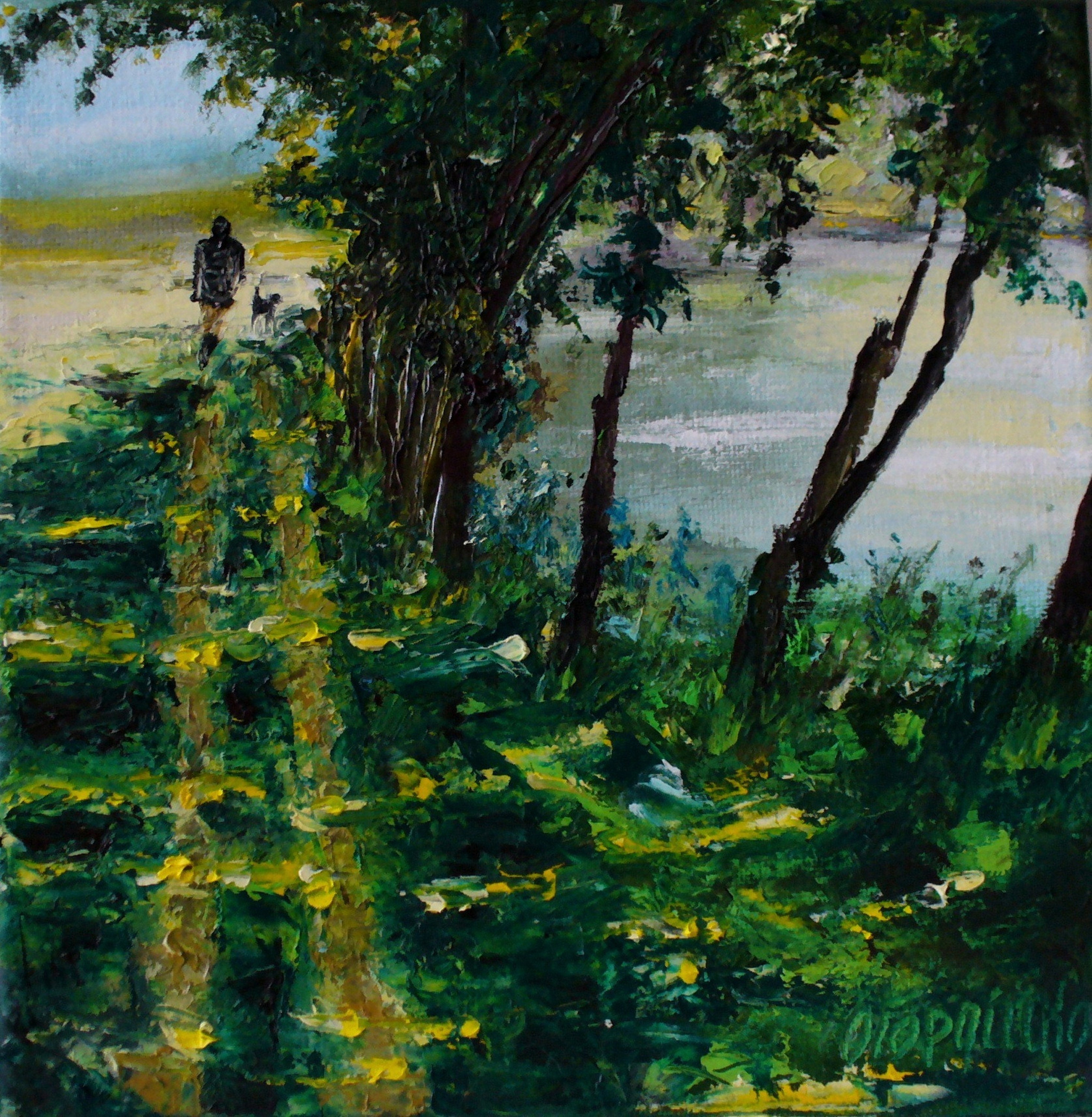 Sunny Day In The Park Painting