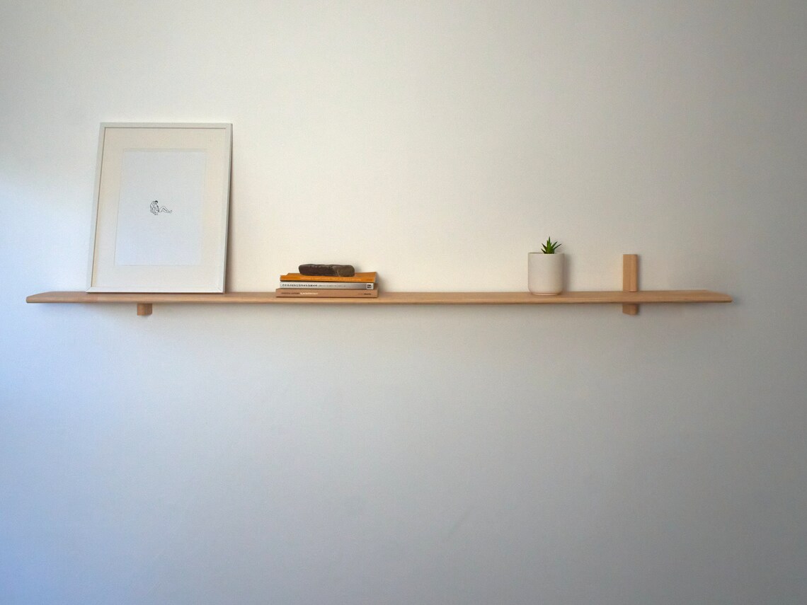 Floating Shelf, Wall Shelf, Single Wall Shelf 90 Modern, Minimalist. Yu ...