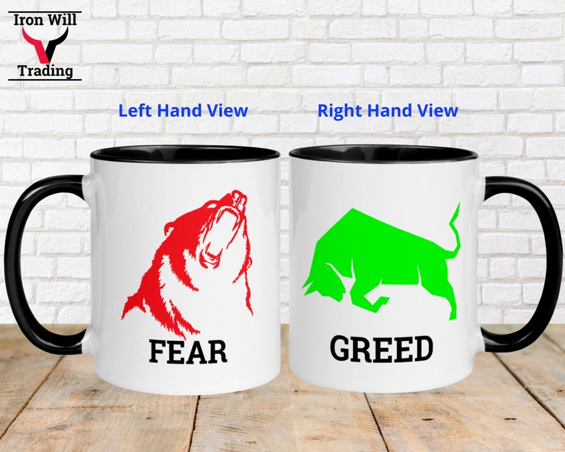 Stock Market Bull and Bear Day Trading Mug 11oz - Etsy