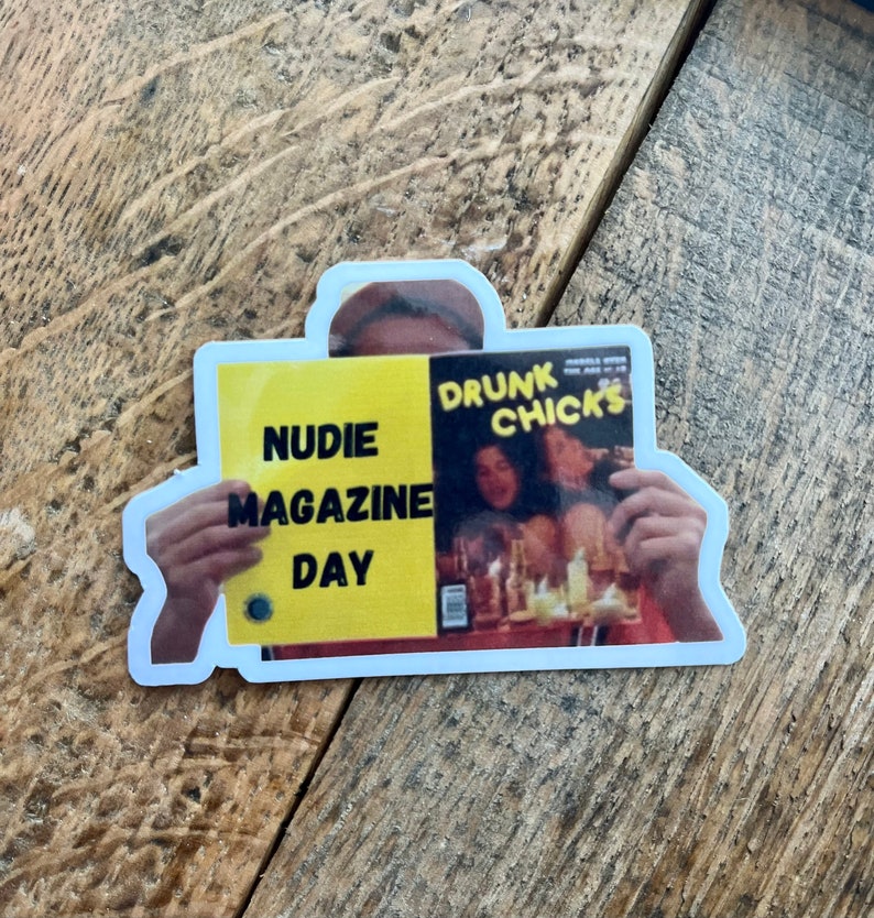 Drunk Chicks Nudie Magazine Day Billy Madison Holding - Etsy