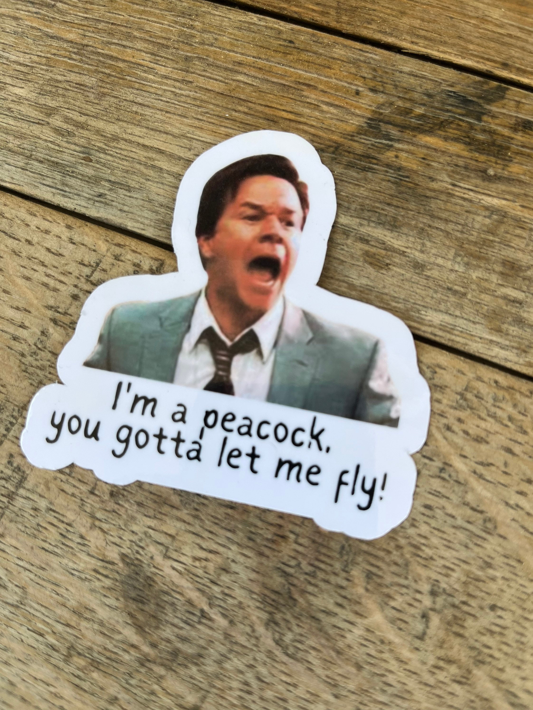 I'm a Peacock, You Gotta Let Me Fly Sticker - Etsy