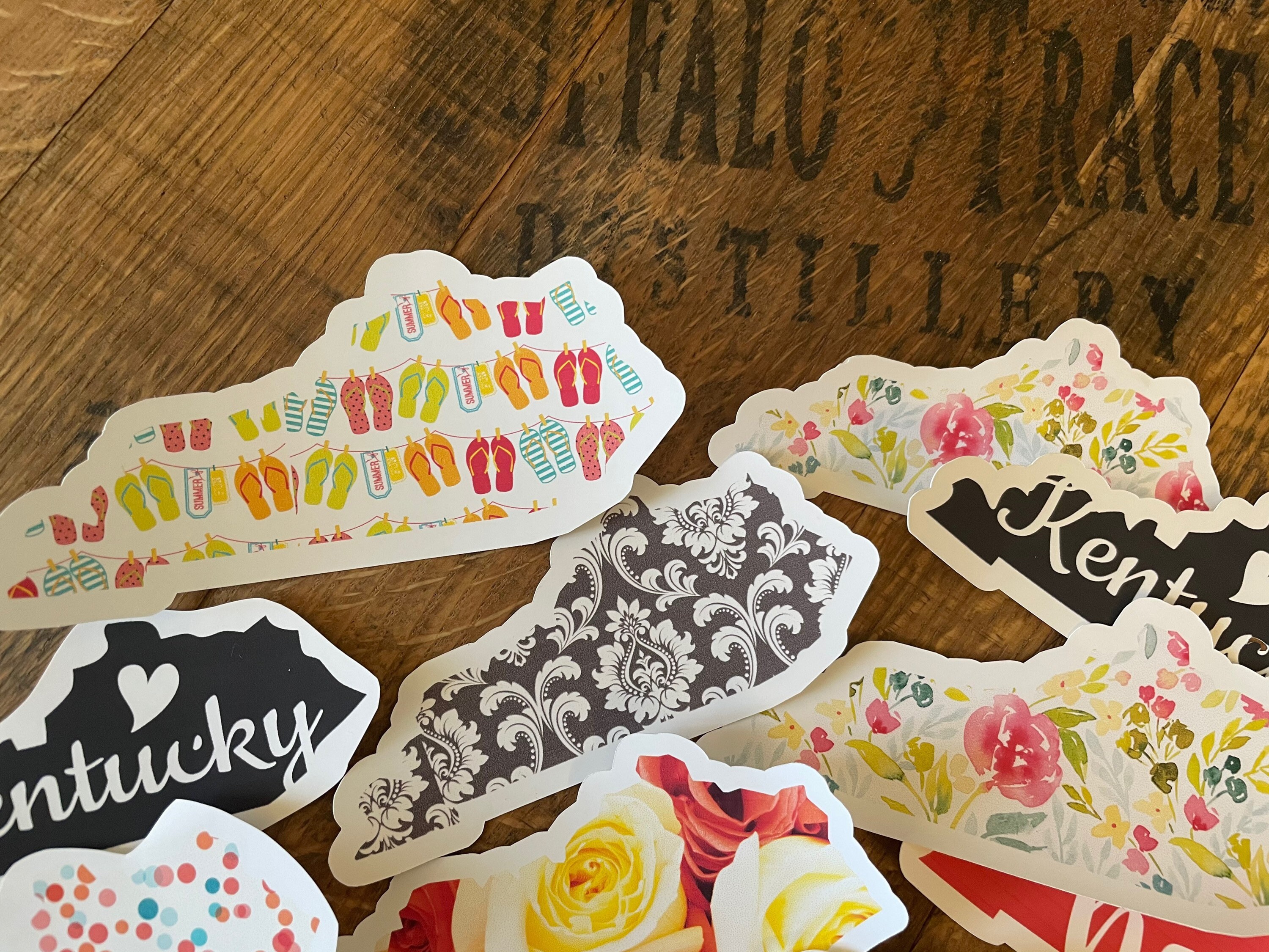 Kentucky Sticker Kentucky State Decals Several Sizes | Etsy