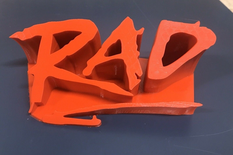Rad BMX Movie Inspired 3D Printed Art - Etsy