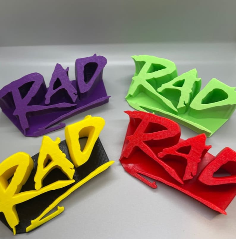 Rad BMX Movie Inspired 3D Printed Art - Etsy