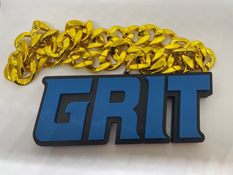 Detroit Lions GRIT Turnover / Hype Chain 3D Printed - Etsy
