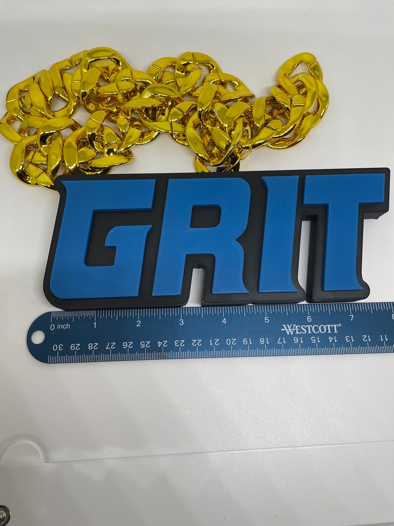 Detroit Lions GRIT Turnover / Hype Chain 3D Printed - Etsy