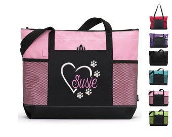 Custom Dog Mom Gift Personalized Pet Bag Custom Pet Bag - Etsy