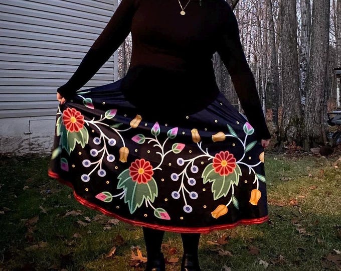 RS031SJD Ribbon Skirt - Etsy Canada