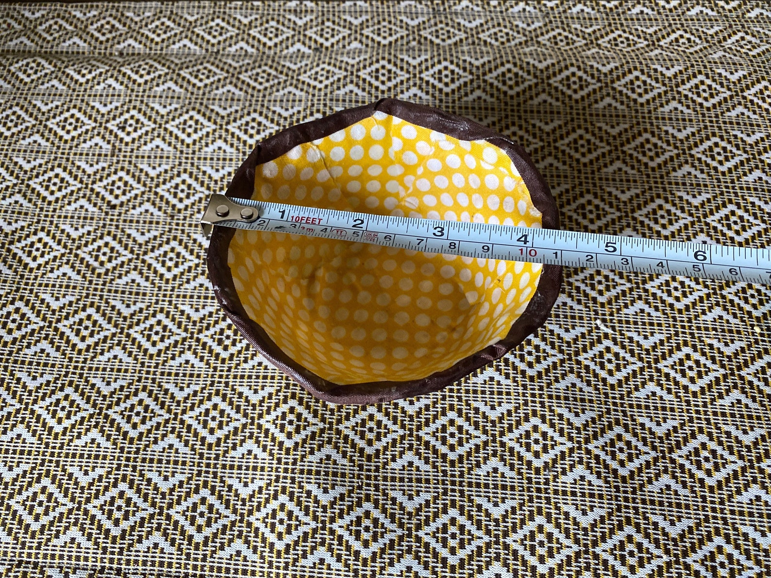 Upcycled Fabric Mache Trinket Bowl - Etsy