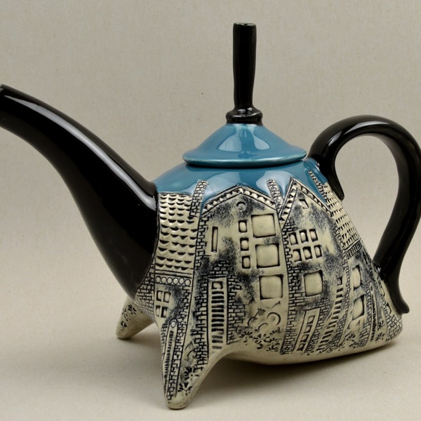 Unique Teapot - Etsy