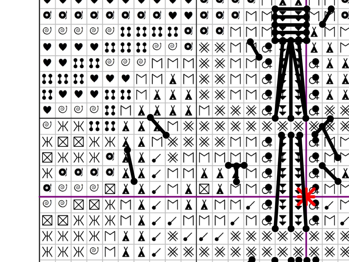 The Broken Column Cross Stitch Pattern PDF Download Frida - Etsy