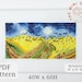 Wheatfield With Crows Cross Stitch Pattern PDF Download - Etsy