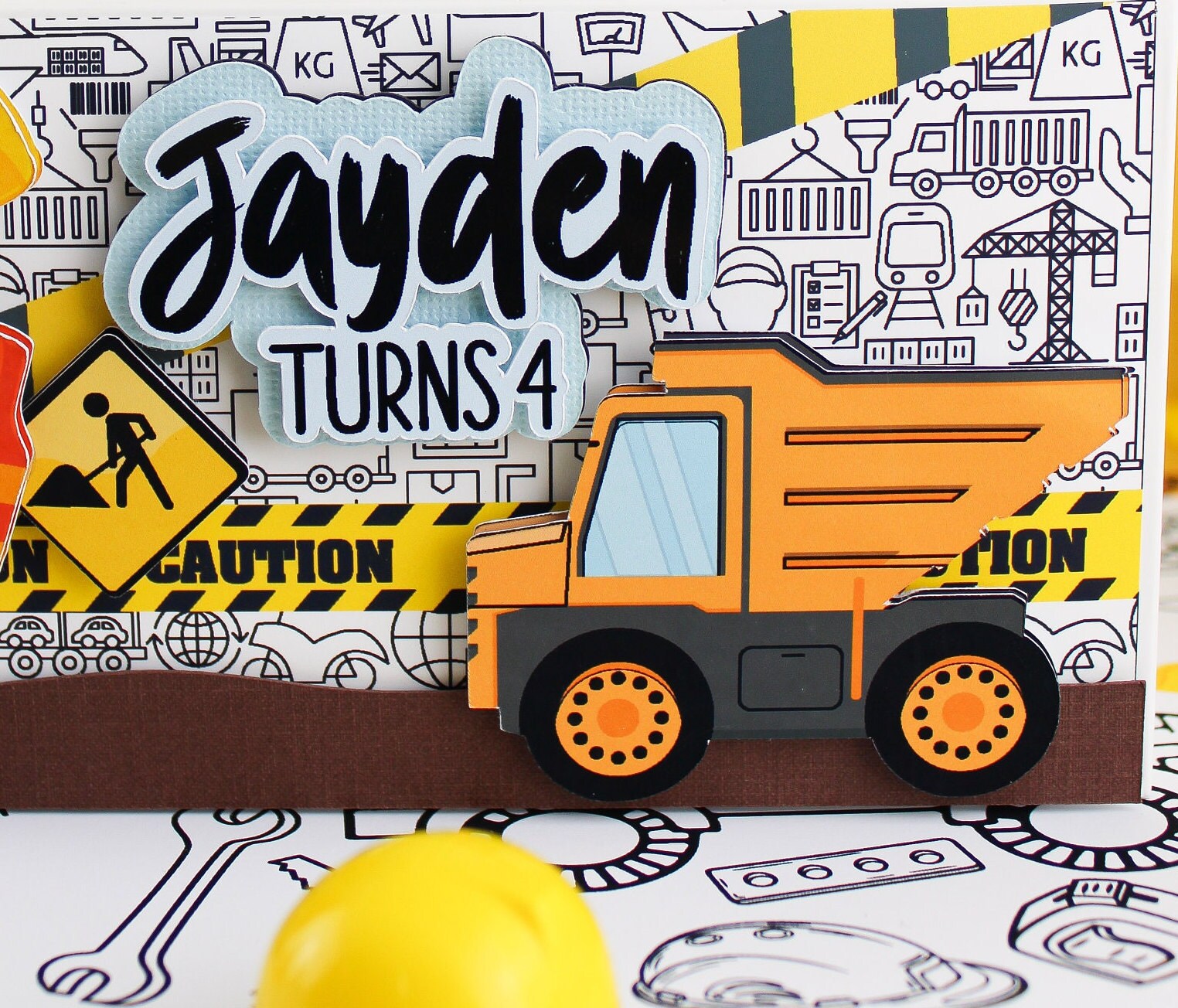 Construction Theme Goodie Bags - Construction Truck Party Box ...