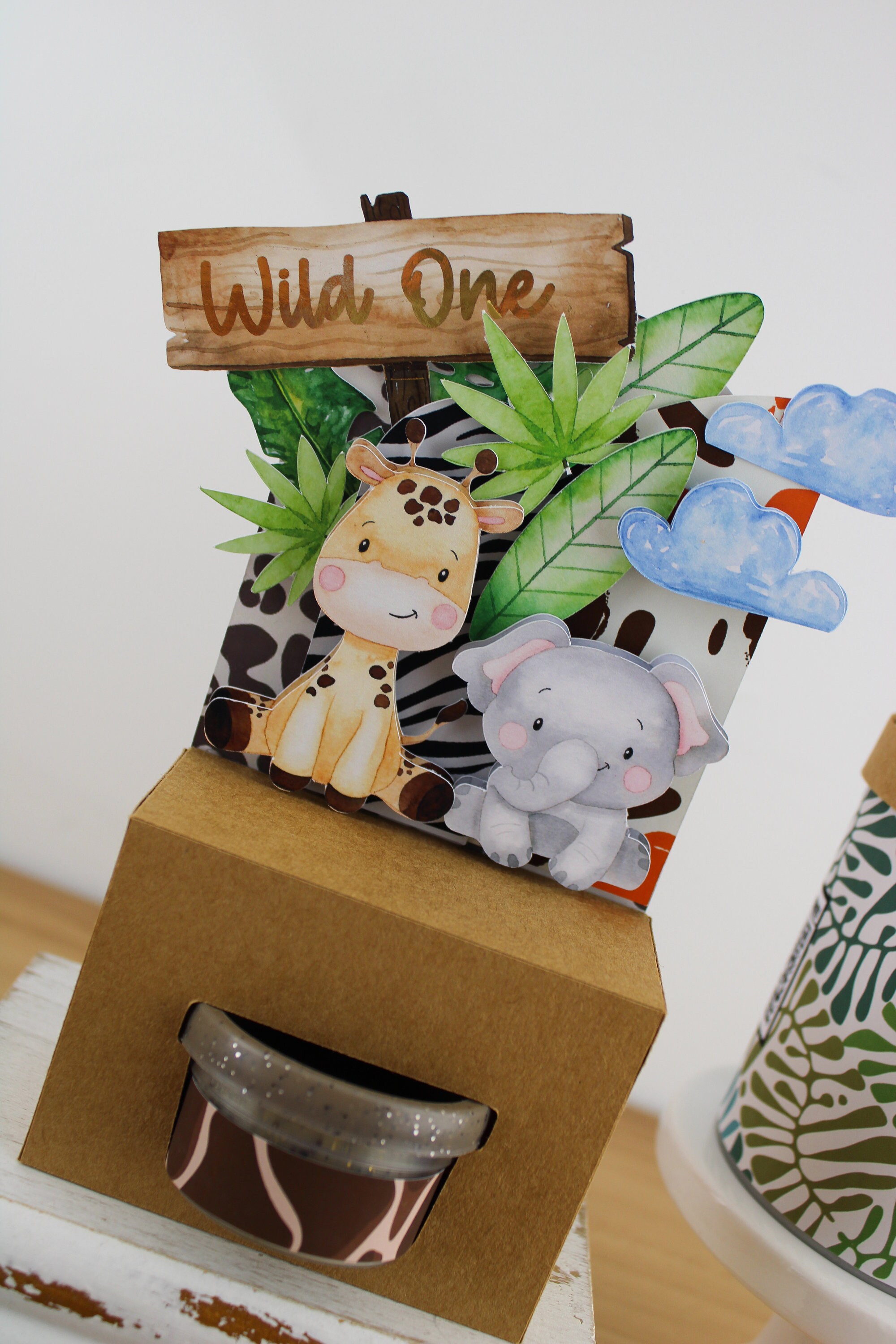 Safari Playdoh Box Safari Party Decor Safari Packaging Safari Birthday ...