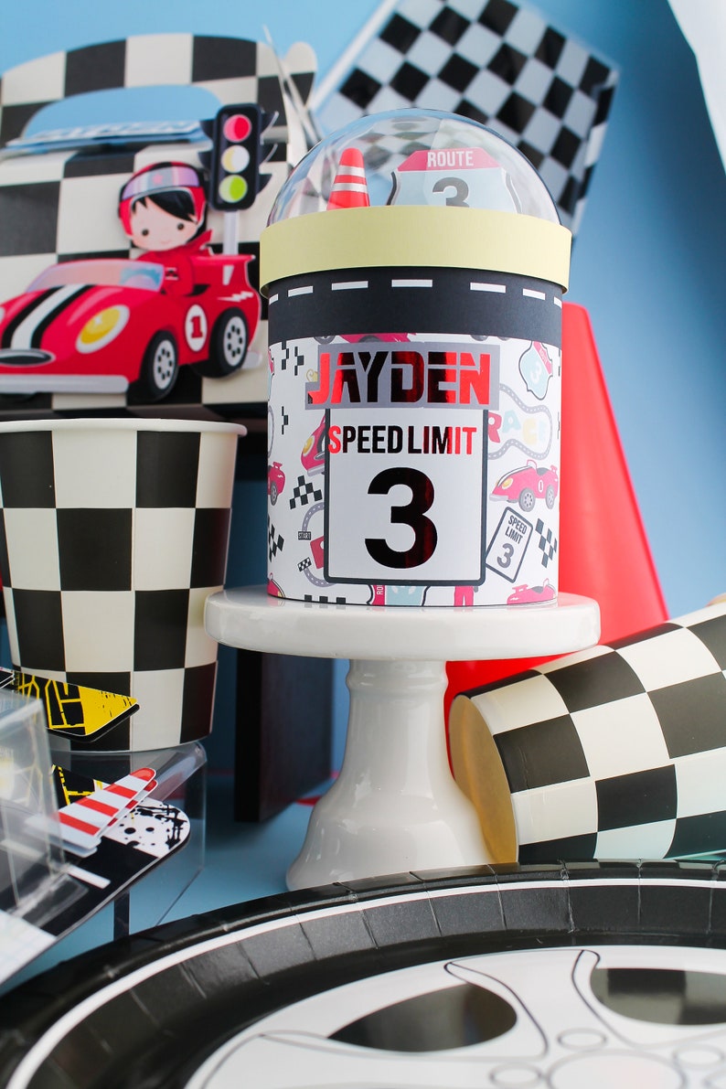 Racing Theme Party Favors Race Birthday Racing Bday - Etsy