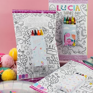 Coloring Chip Bag - Candy Bag for Coloring - Chip Bag to Color - Etsy