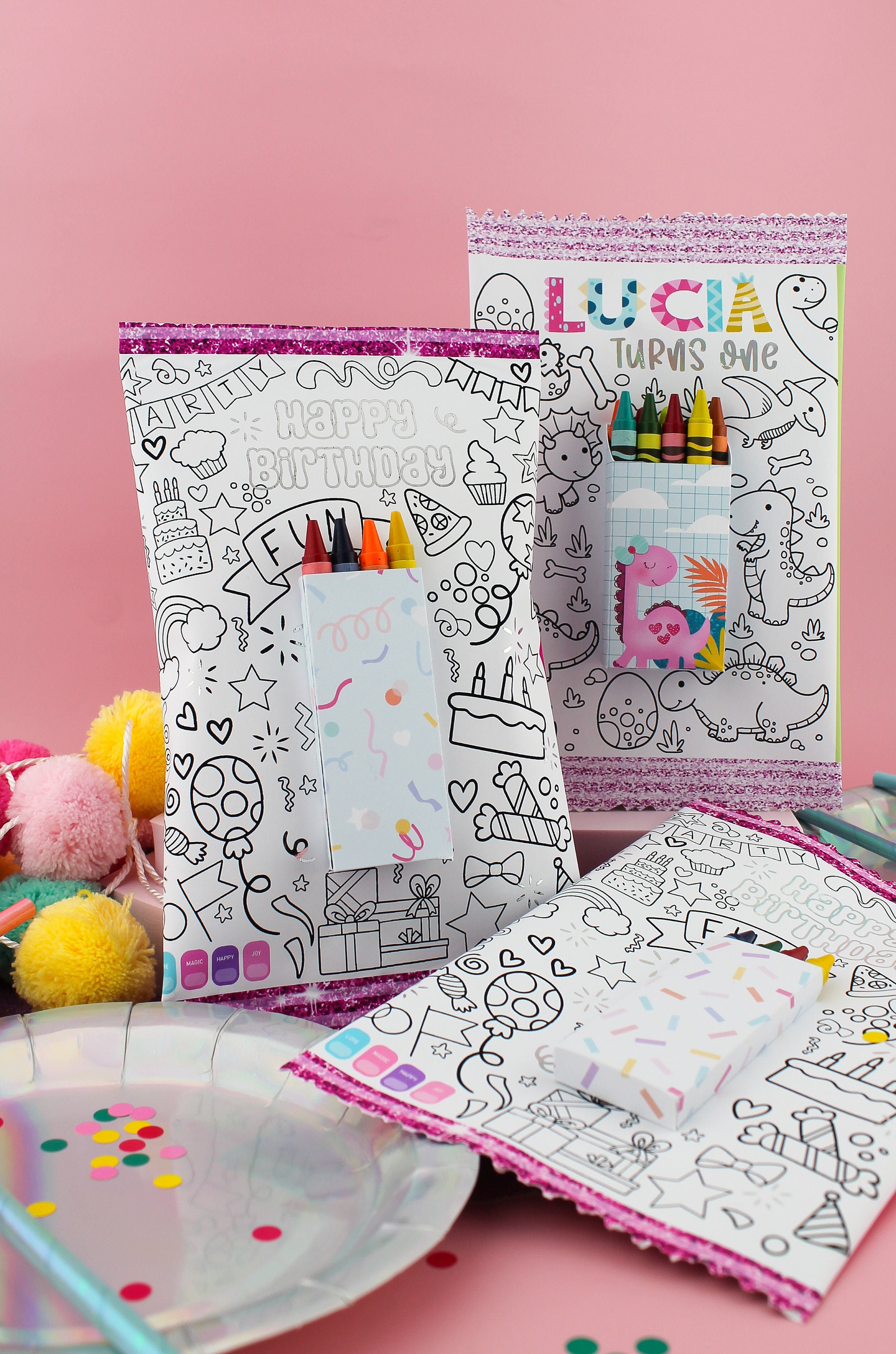 Coloring Chip Bag - Candy Bag for Coloring - Chip Bag to Color - Etsy UK