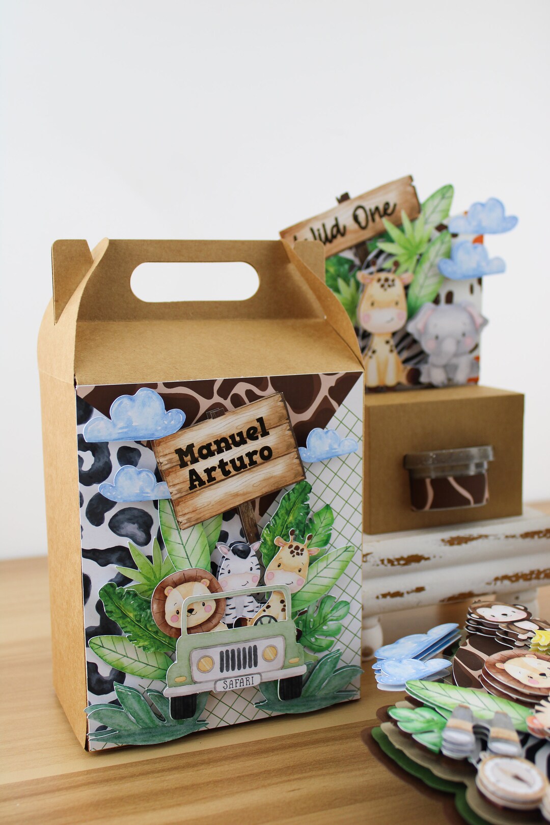 Safari Party Box - Safari Party Decor - Safari Packaging - Safari ...