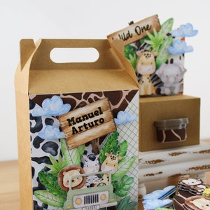 Safari Party Box Safari Party Decor Safari Packaging Safari Birthday ...
