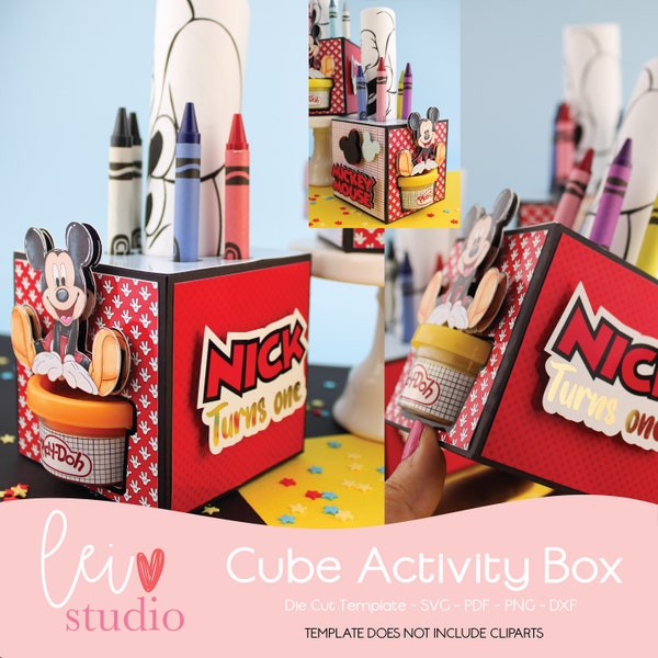 Activity Box Template - Etsy