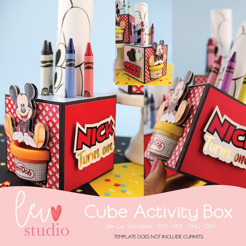 Activity Box Template - Etsy