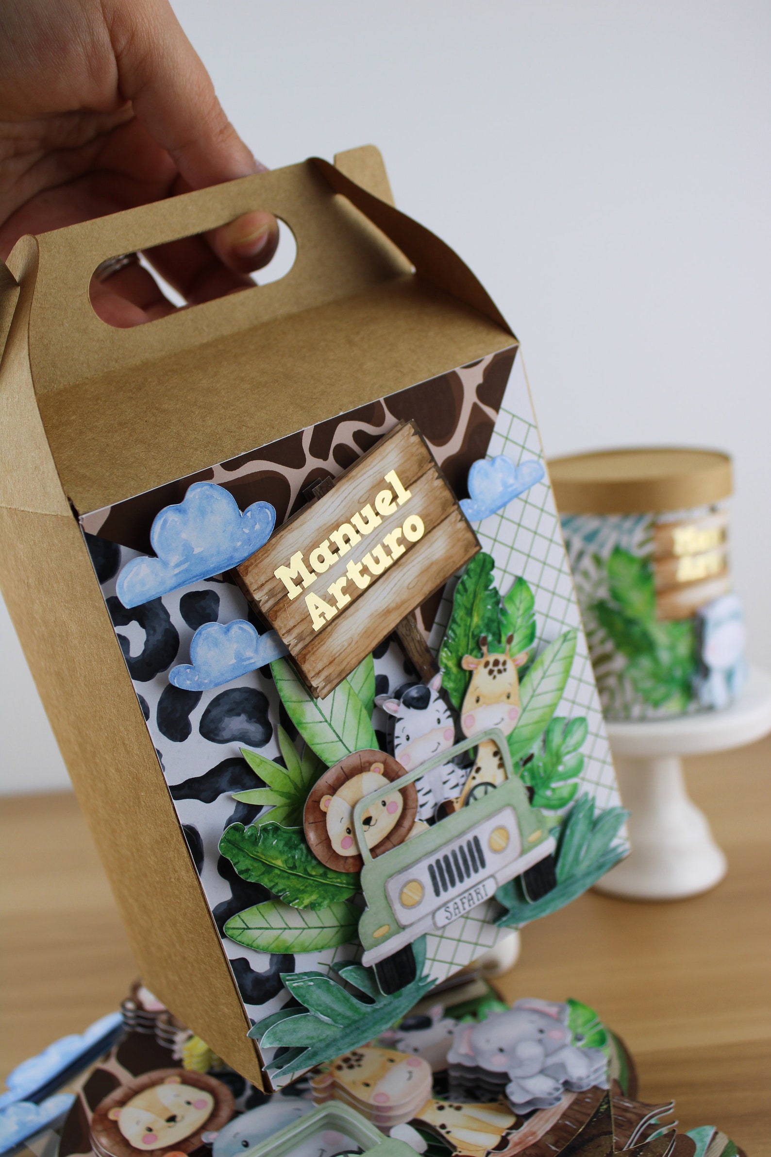 Safari Party Box - Safari Party Decor - Safari Packaging - Safari ...