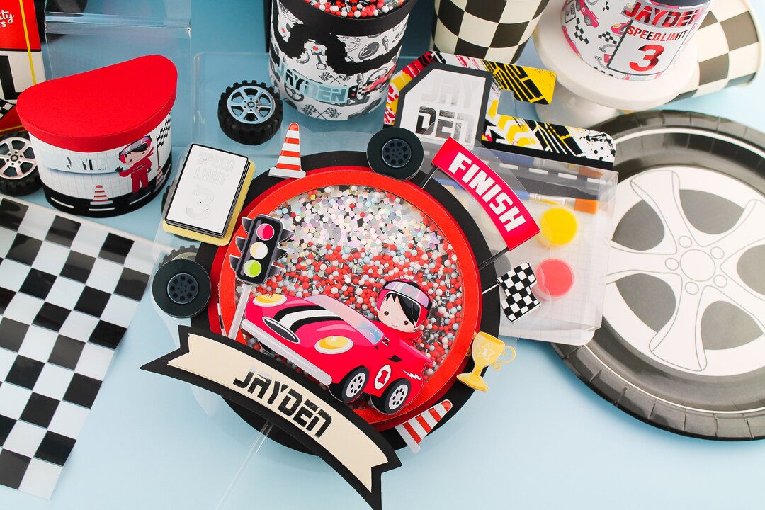 Racing Boy Theme Racing Birthday Race Party Speed Limit Birthday Racing ...