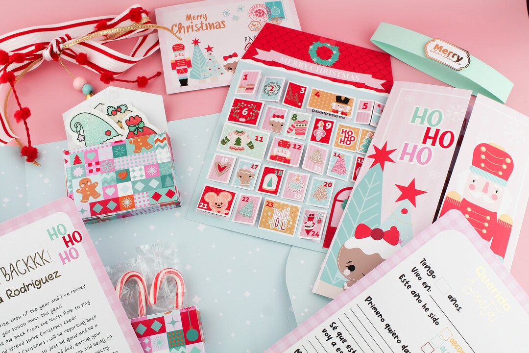 Santa Letter Welcome Elf Kit Santa Kit Christmas Packaging Welcome Back ...