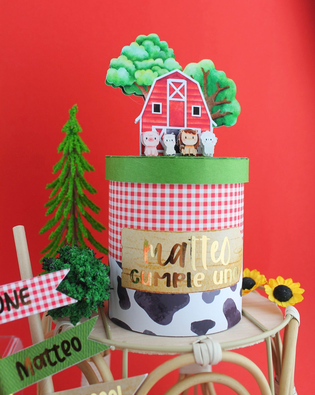 Farm Theme Can Pringles Farm Bday Birthday Party Cow Birthday Farm ...