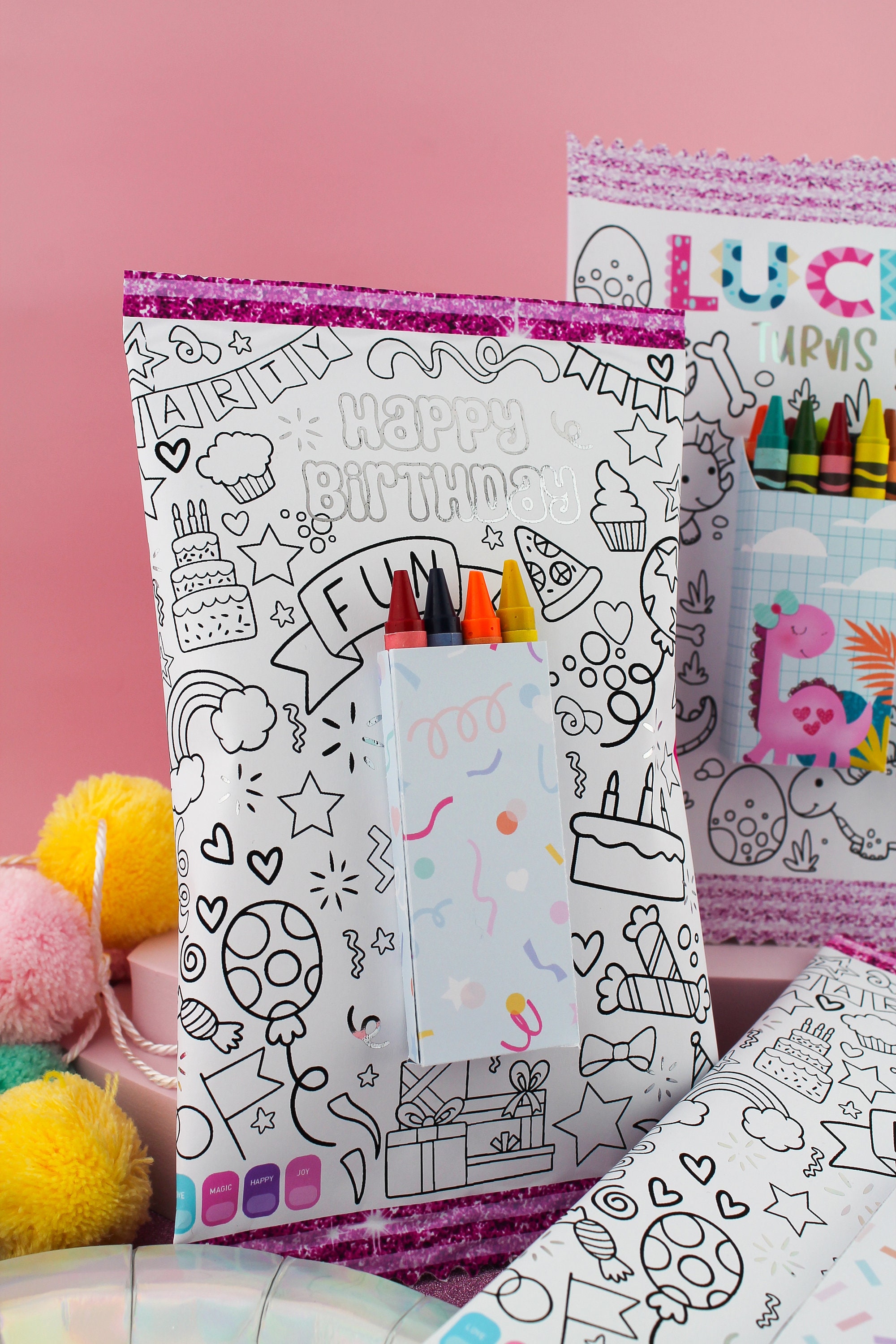 Coloring Chip Bag - Candy Bag for Coloring - Chip Bag to Color - Etsy ...