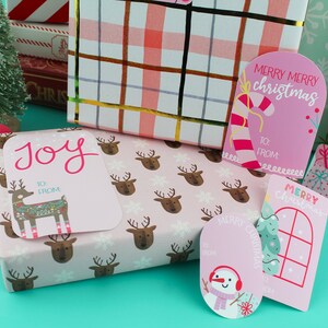 Christmas Gift Label Stickers Christmas Stickers Christmas - Etsy