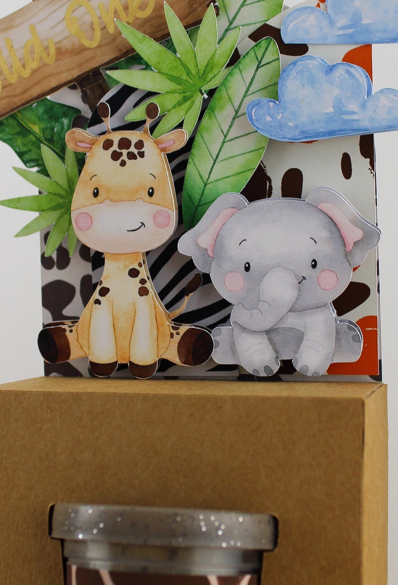 Safari Playdoh Box Safari Party Decor Safari Packaging Safari Birthday ...