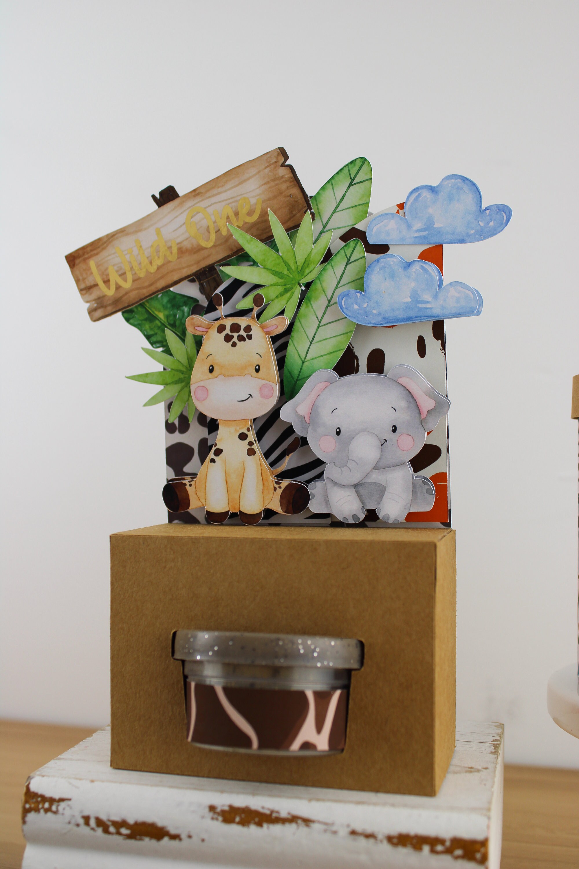 Safari Playdoh Box Safari Party Decor Safari Packaging Safari Birthday ...