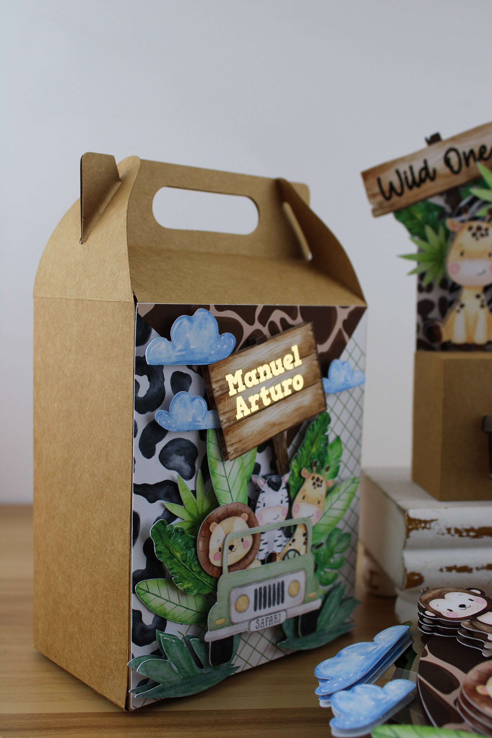 Safari Party Box - Safari Party Decor - Safari Packaging - Safari ...