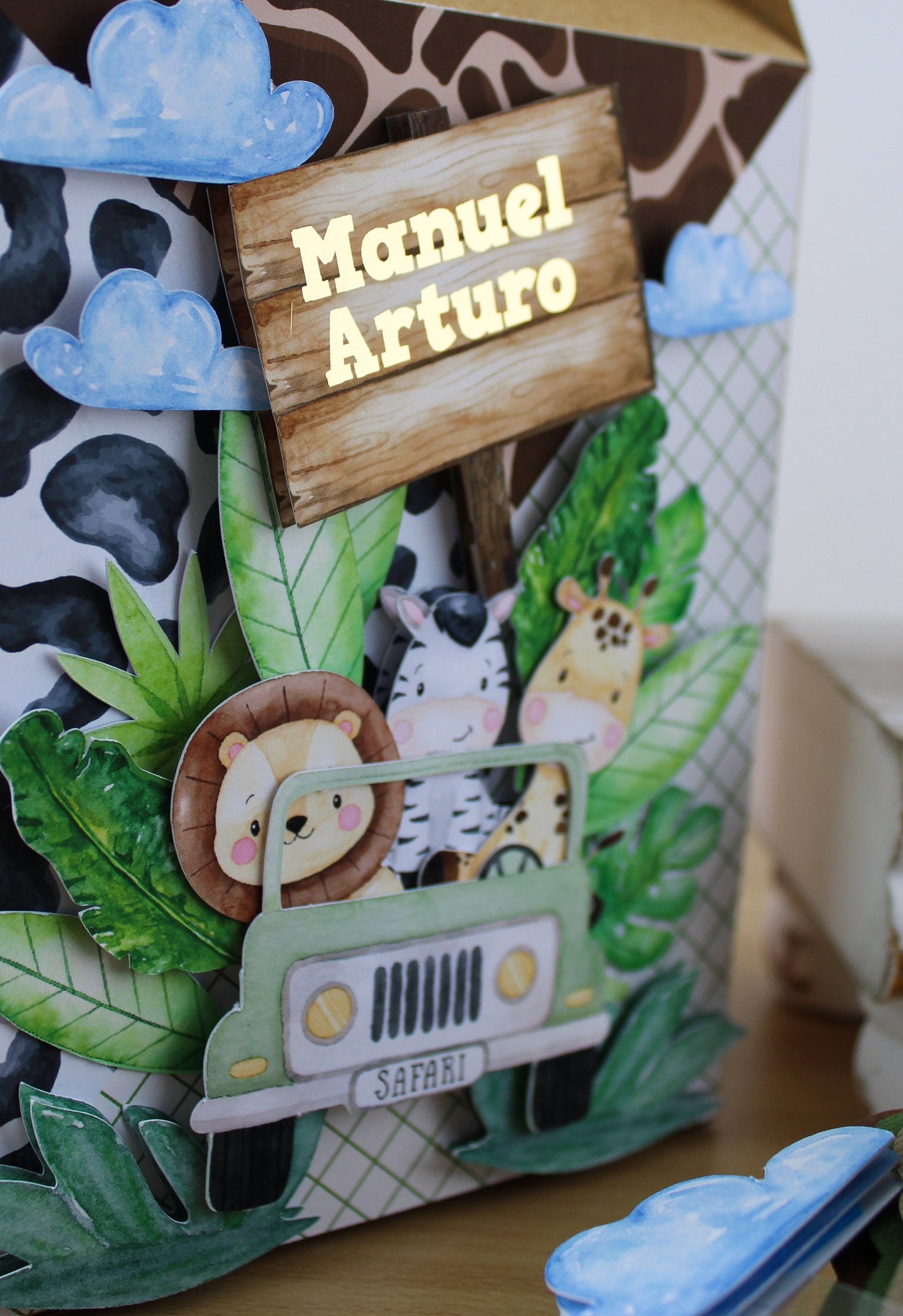 Safari Party Box - Safari Party Decor - Safari Packaging - Safari ...