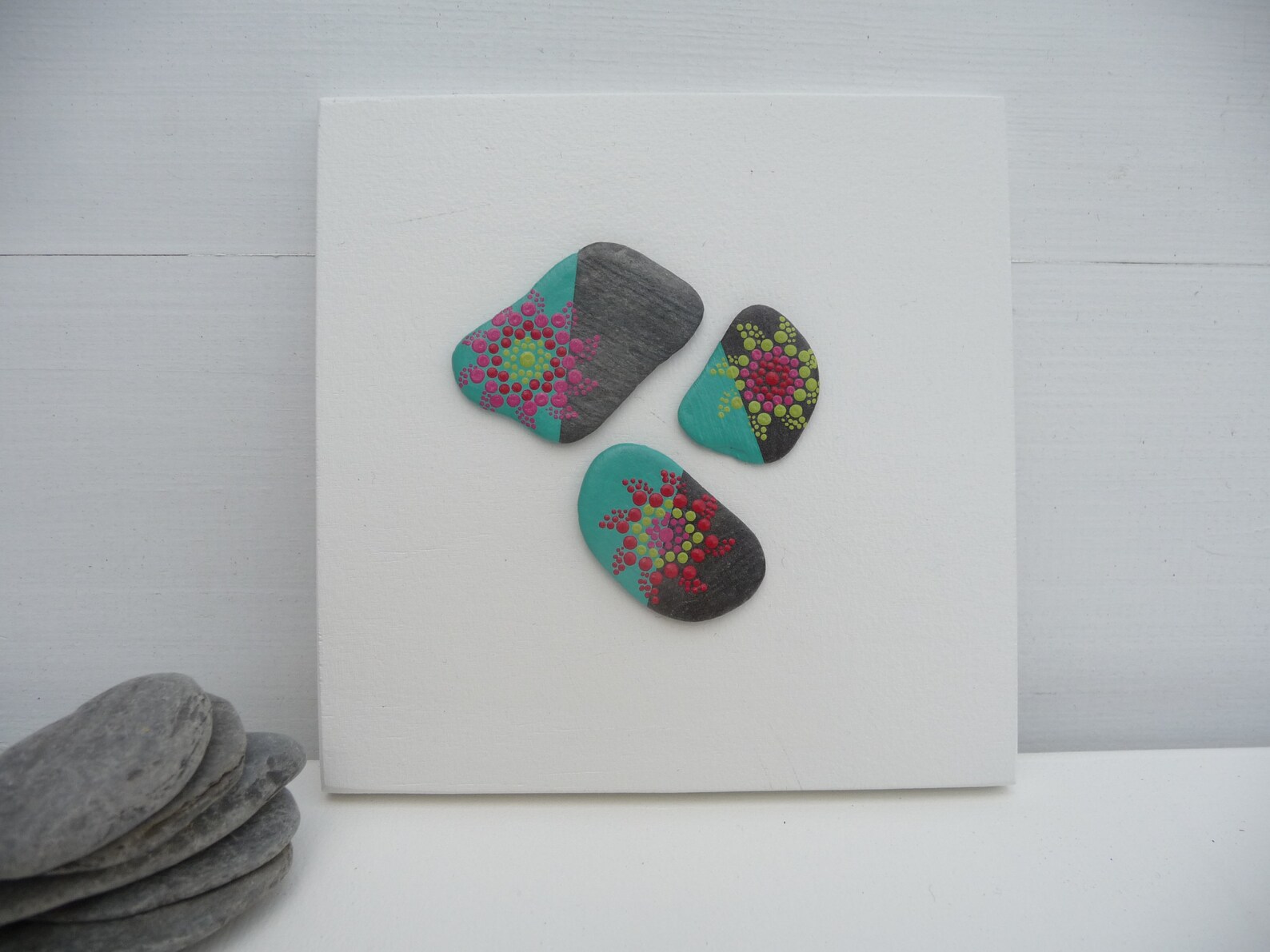 Hand Painted Slate Wall Art | Etsy