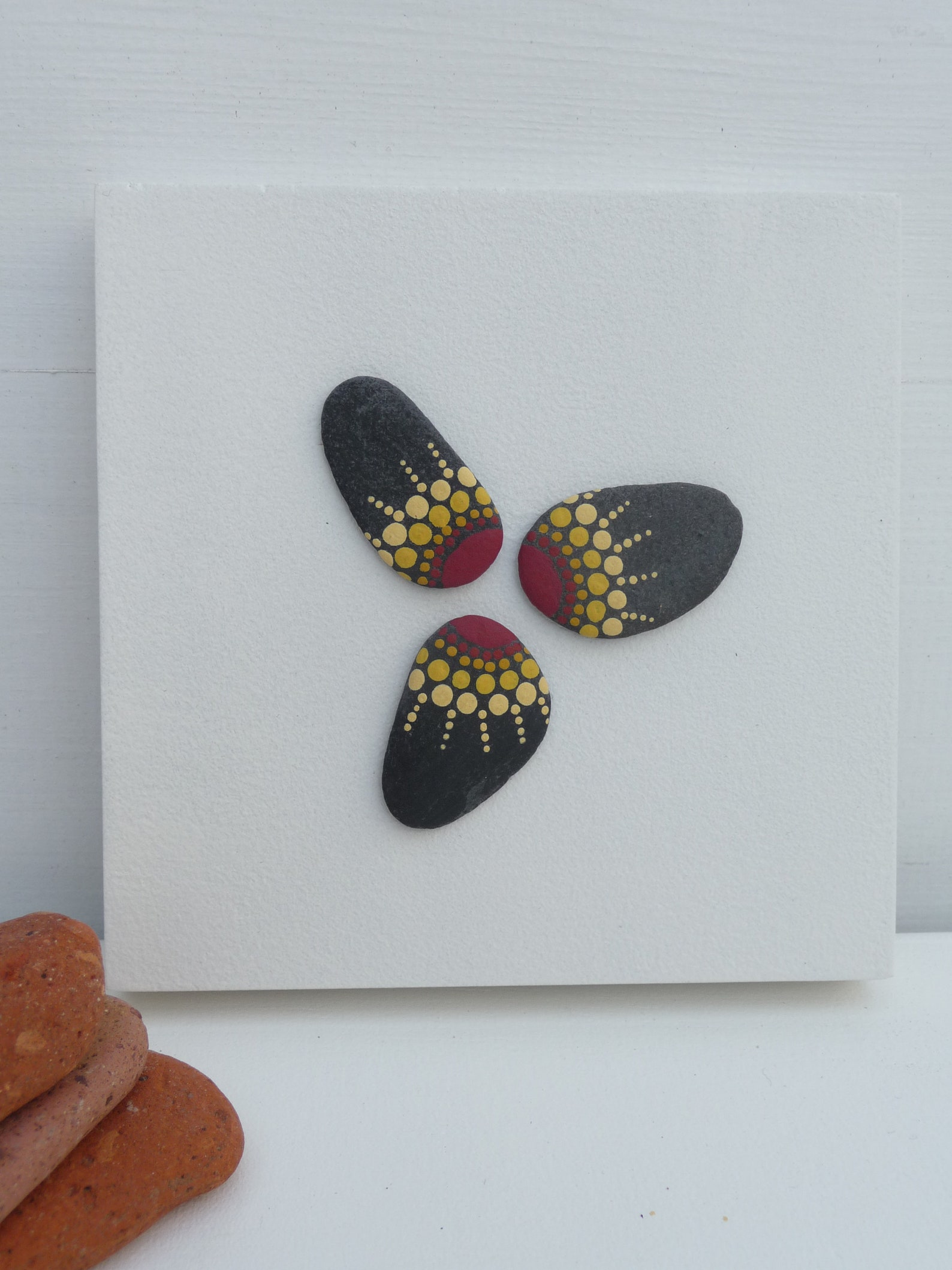 Hand Painted Slate Wall Art | Etsy