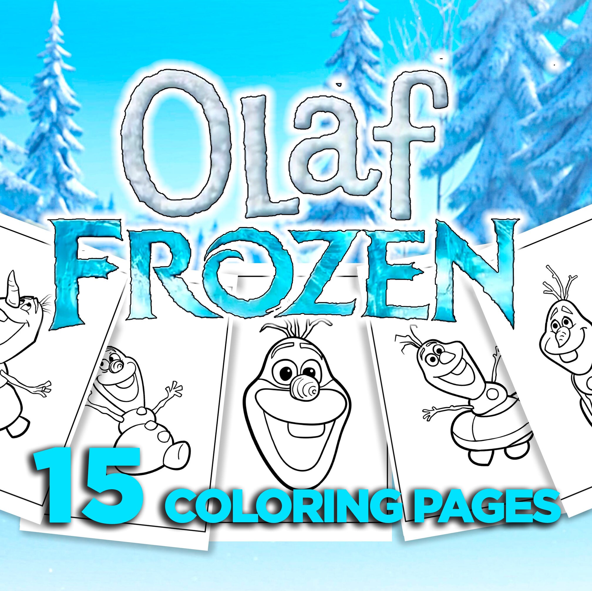 Olaf Coloring Pages
