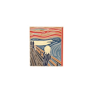 The Scream Enamel Pin Edvard Munch Brooches Collector's Pin Jewelry ...
