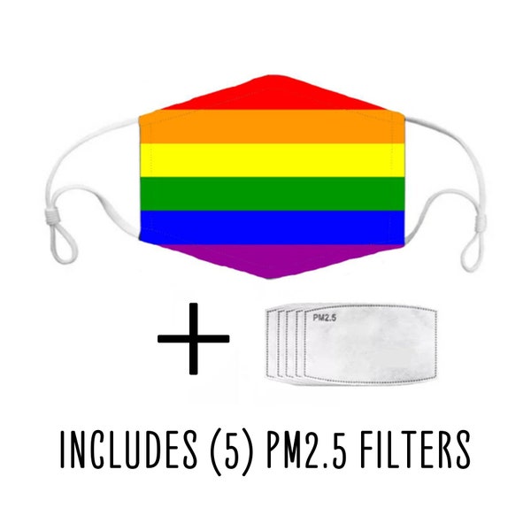 Pride Mask - Etsy
