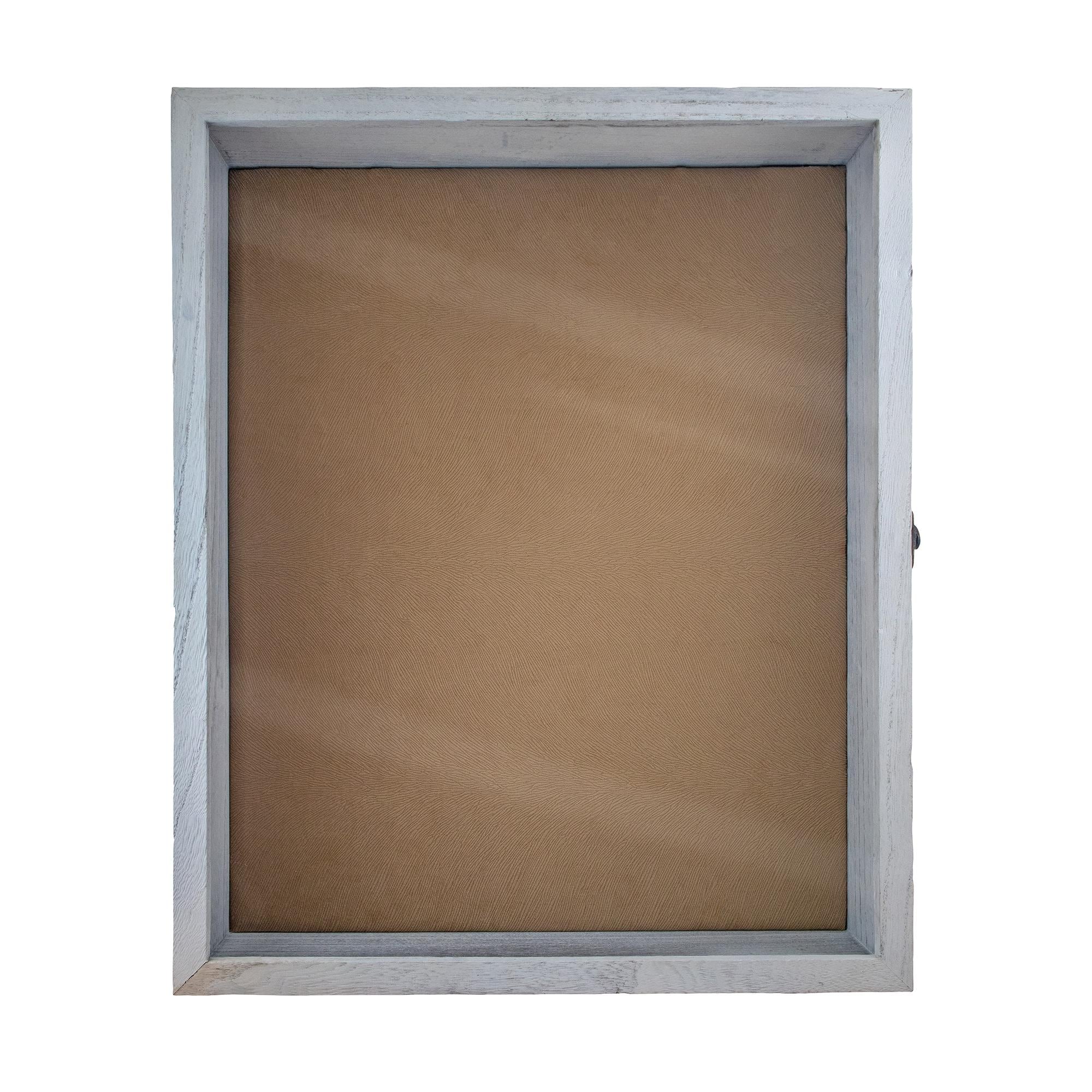 16x20 Distressed White Shadow Box: 4" Deep Solid Wood Display Case - Etsy