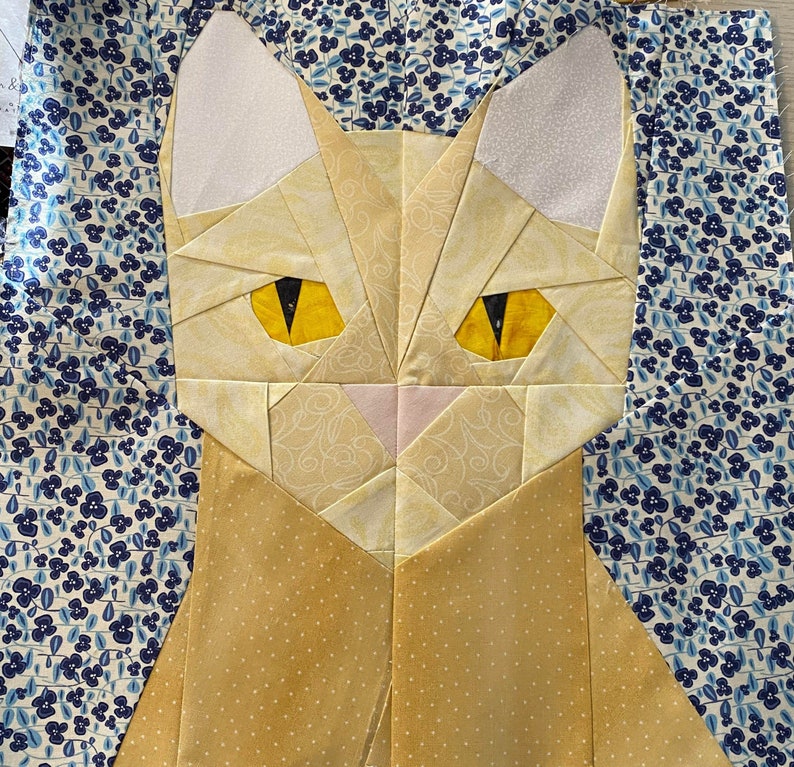 14 Cat Foundation Paper Piecing Quilt Block Pattern FPP - Etsy