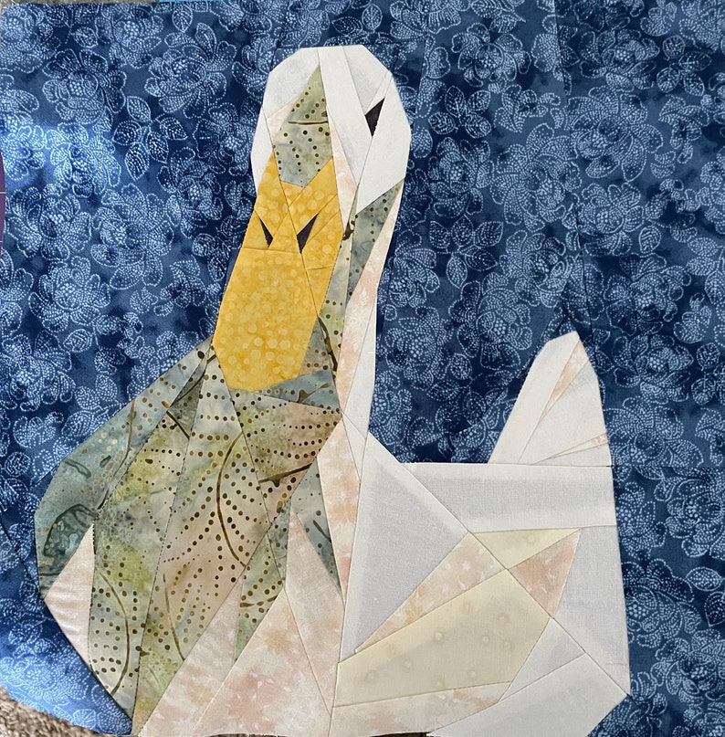 14 Duck Foundation Paper Pieced Quilt Block Pattern FPP - Etsy