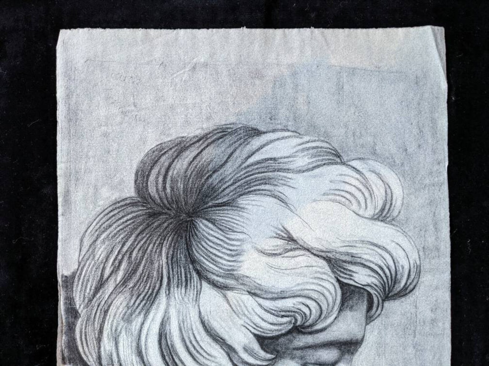 Antique Profile Drawing Hand-drawn Classical Portrait Antique Charcoal ...