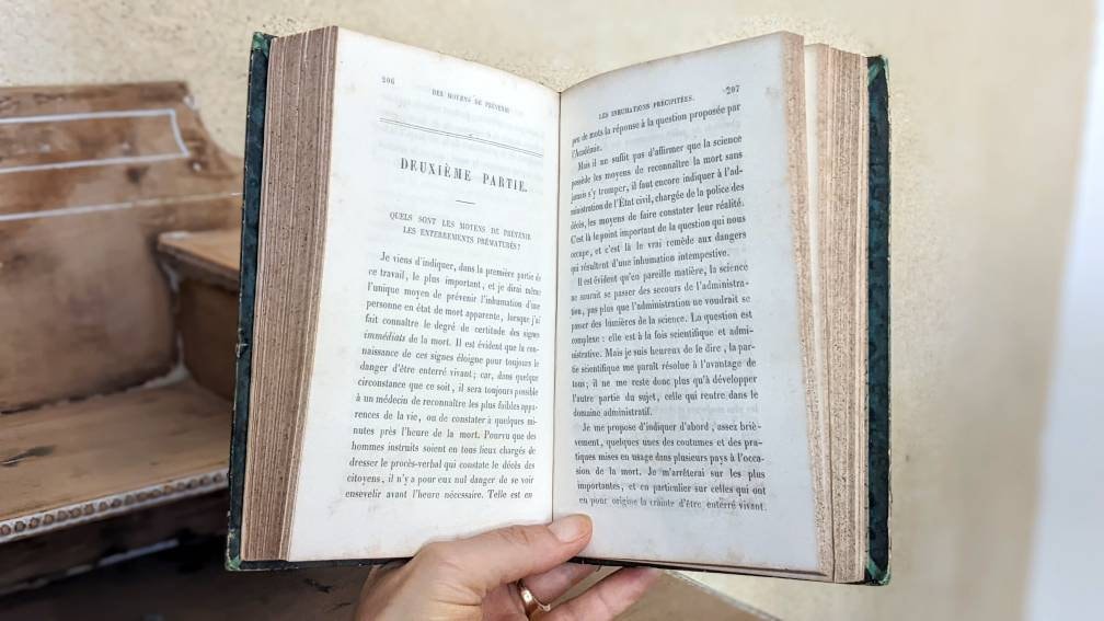 RARE Eugène Bouchut traité Des Signes De La Mort 1849 First Edition French Thanatology Essay ...