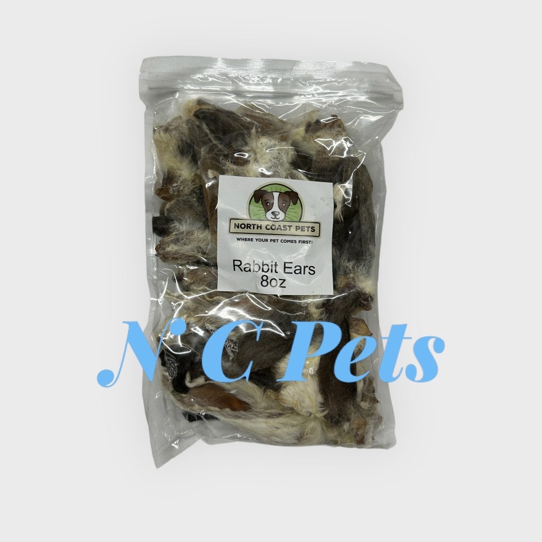 Rabbit Ear Dog Treats - 8oz Pack - Etsy