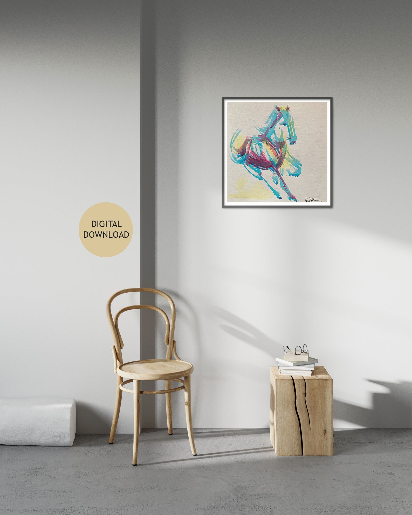 Printable Wall Art Digital Download Bright and Fun Collection Happy ...