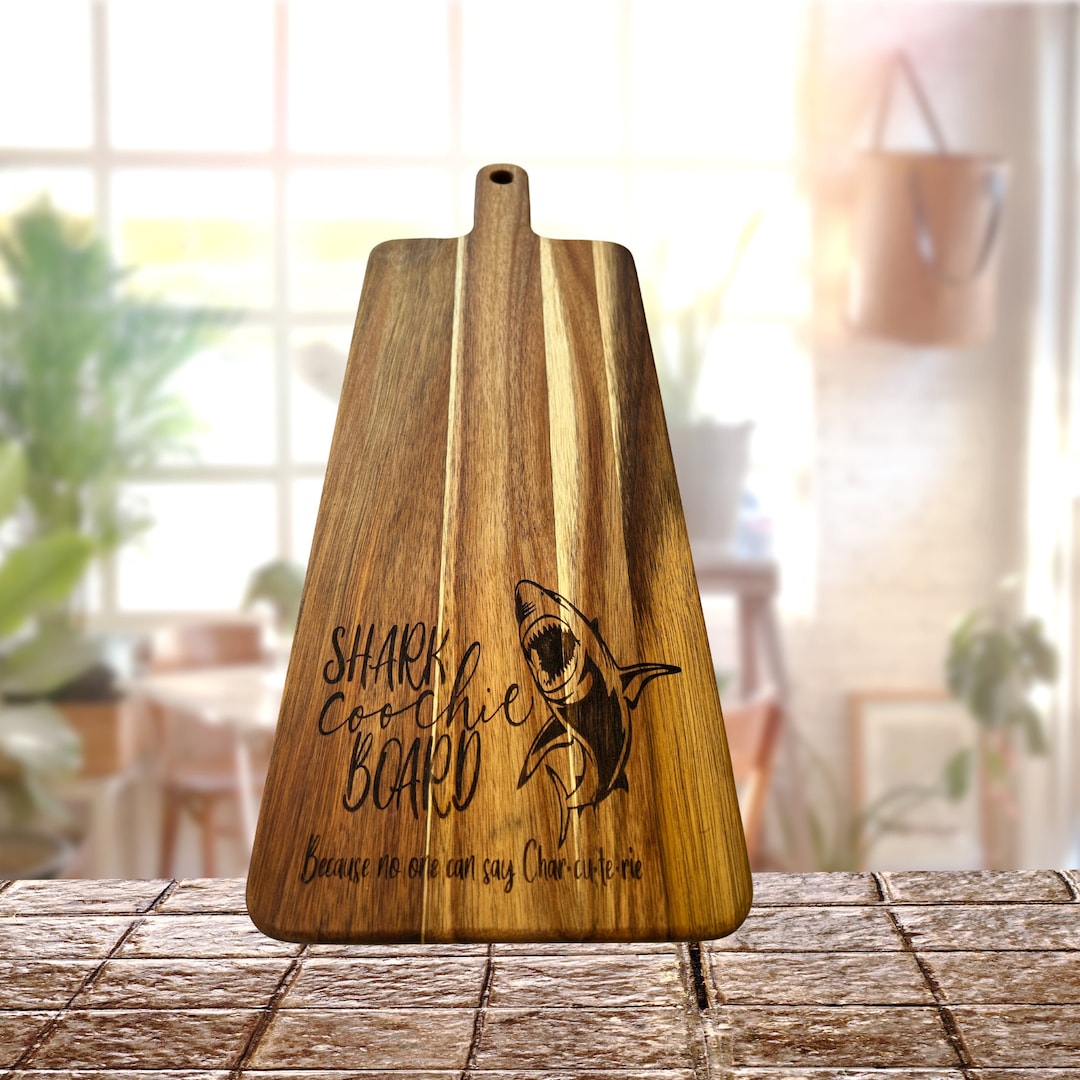 Shark Coochie Board, Charcuterie Board, Cutting Board, Cheese Board ...