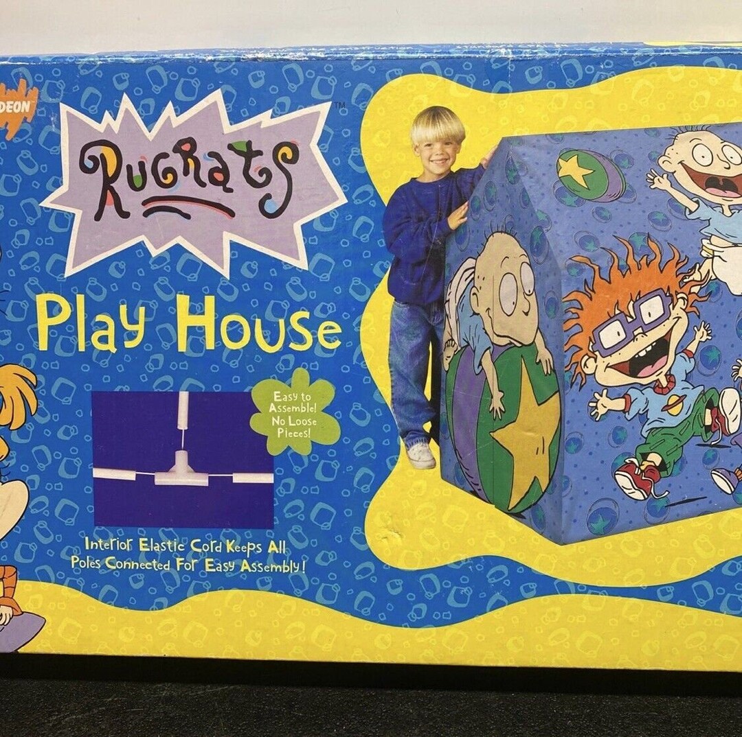 Rugrats Play House Playhouse Toy Tent 40 X 30 X 44 W/ Poles Nickelodeon ...